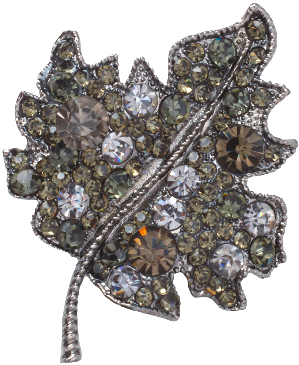 Брошь из ювелирного сплава с кристаллом WowMan Jewelry RD202456408157