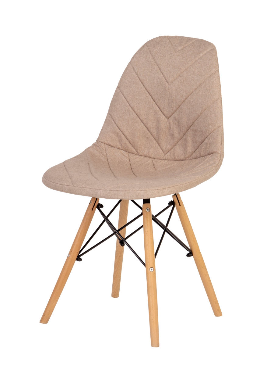 Чехол LuxAlto на стул со спинкой Eames, Aspen, Giardino, Бежевый, 1 шт. (11502)
