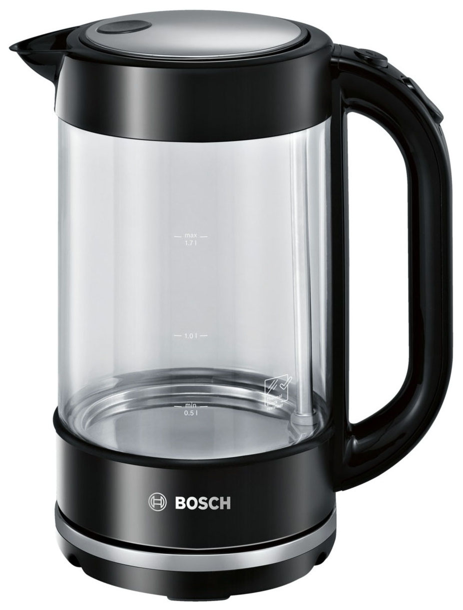 Чайник электрический Bosch TWK70B03 1.7 л Black, Transparent