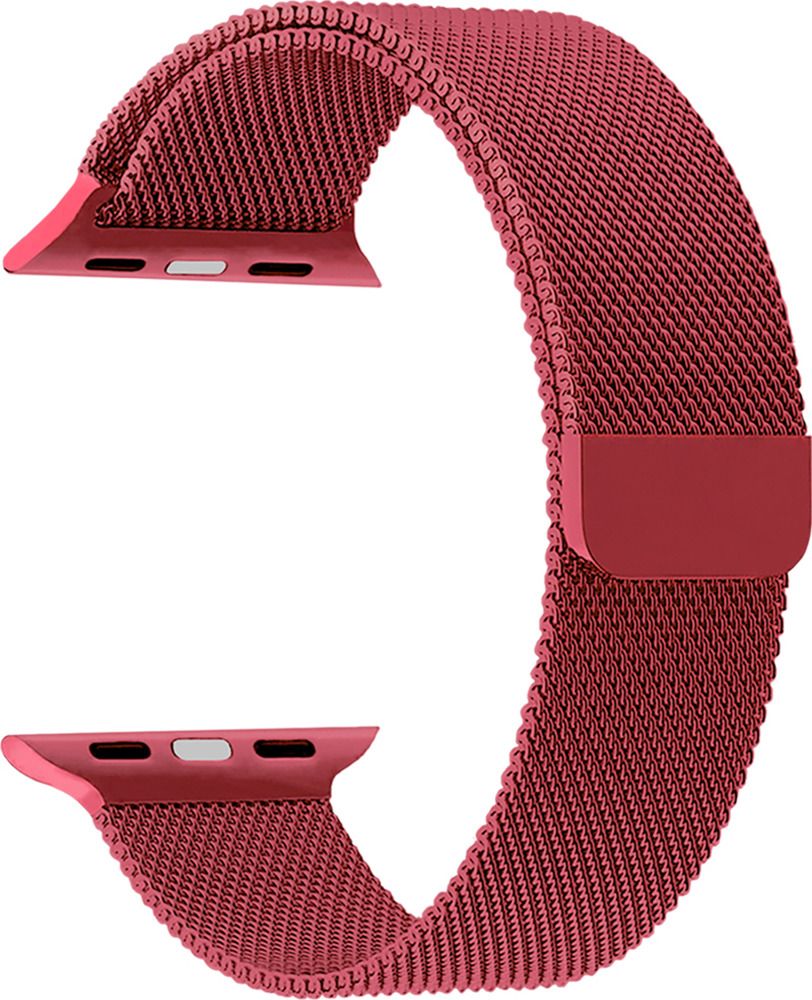 Ремешок из стали для Apple Watch 38/40/41 mm LYAMBDA CAPELLA DS-APM02-40-GS Красный