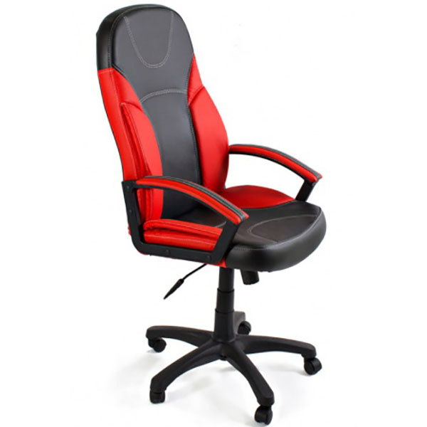 Офисное кресло TetChair Twister, черный/красный