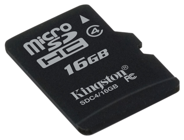 Карта памяти Kingston Micro SDHC 16GB