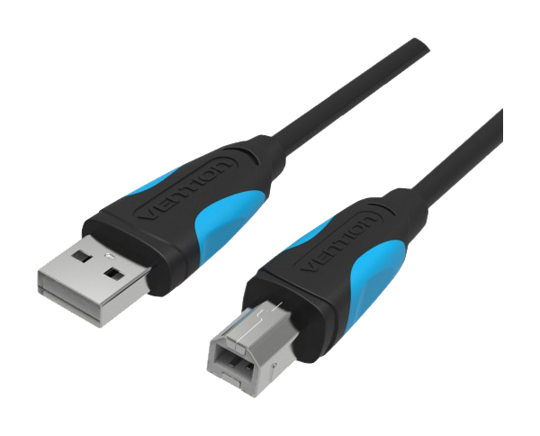 Кабель Vention USB A-USB B, M-M 1,5м Black (VAS-A16-B150)