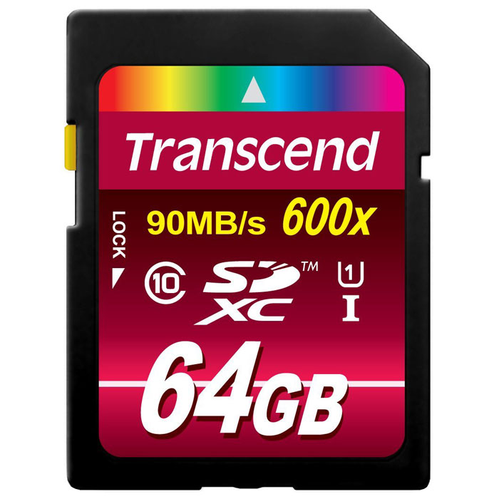 Карта памяти Transcend Card SDXC 64GB