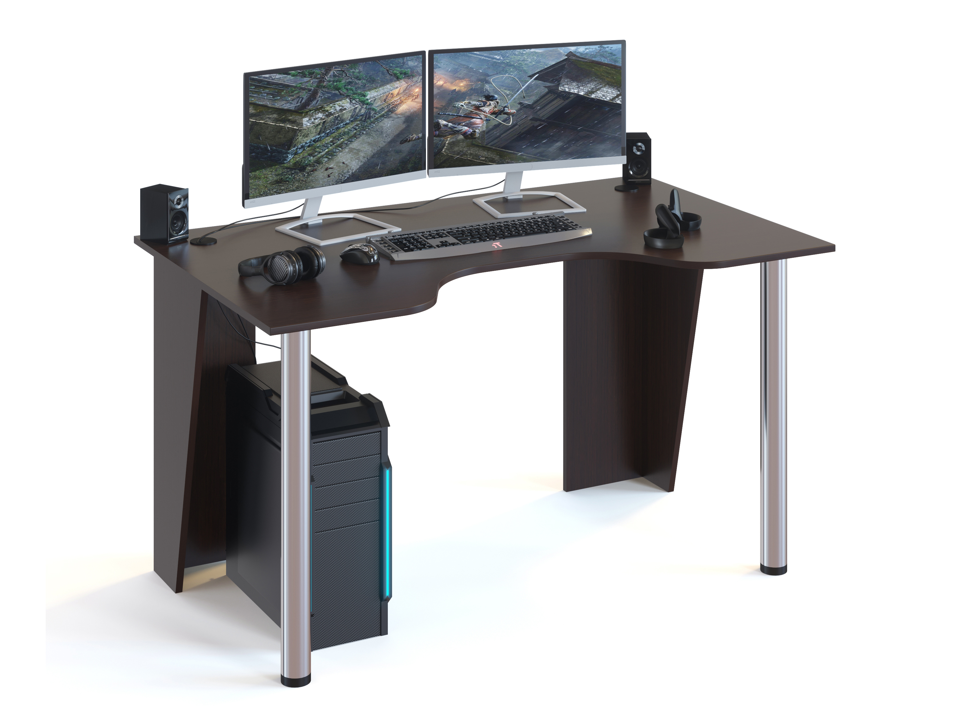 Игровой компьютерный стол Сокол КСТ-18 Венге