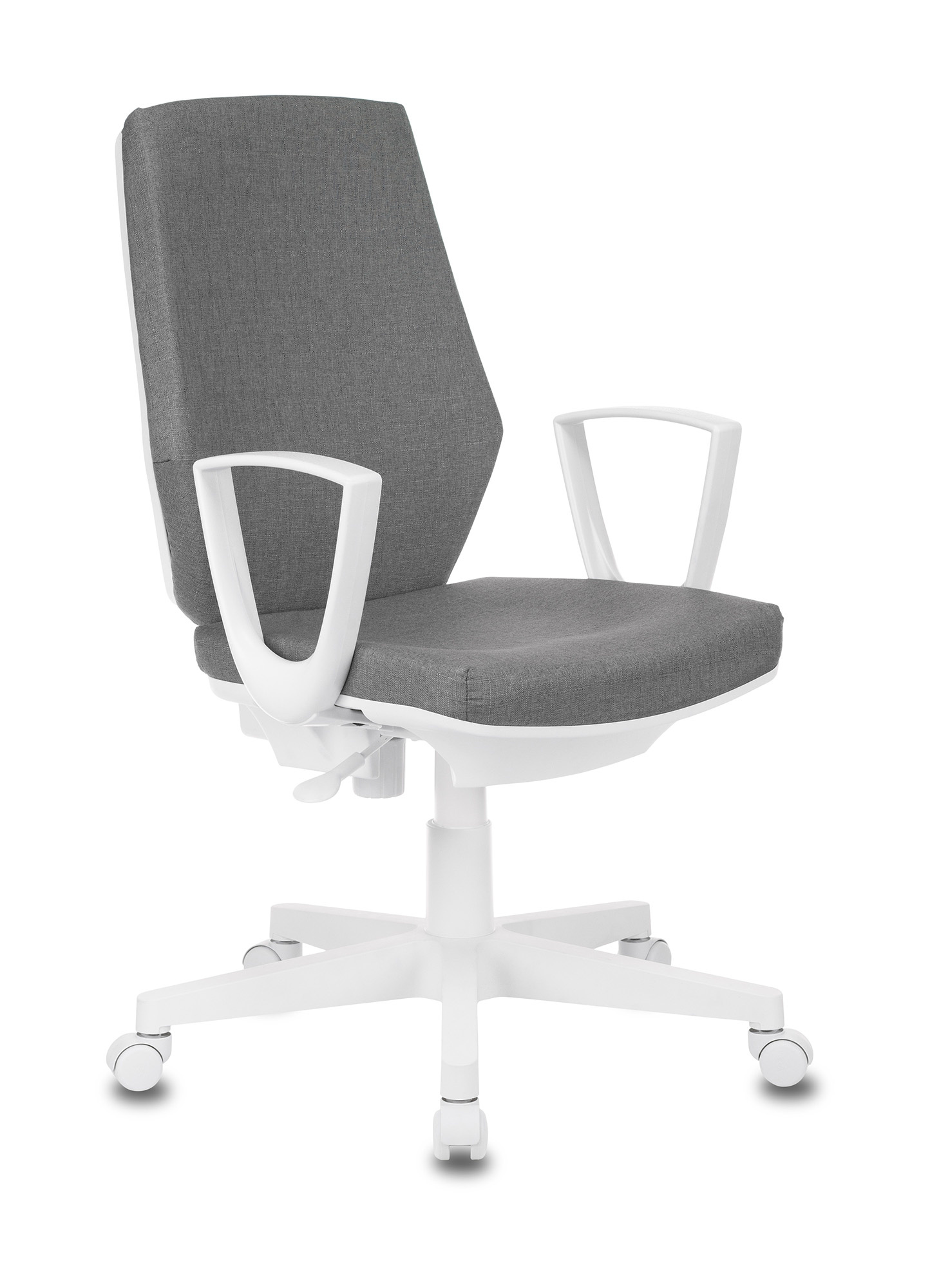 Кресло БЮРОКРАТ CH-W545, на колесиках, ткань, серый [ch-w545/grafit]
