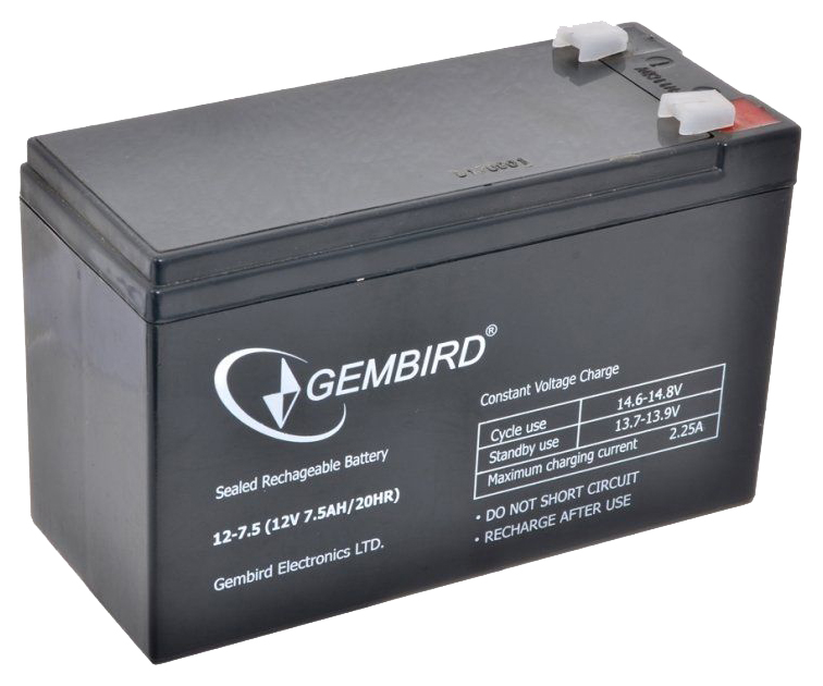 Аккумулятор для ИБП Gembird BAT-12V7,5AH