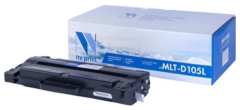 Картридж для лазерного принтера NV Print ML-TD105L, черный