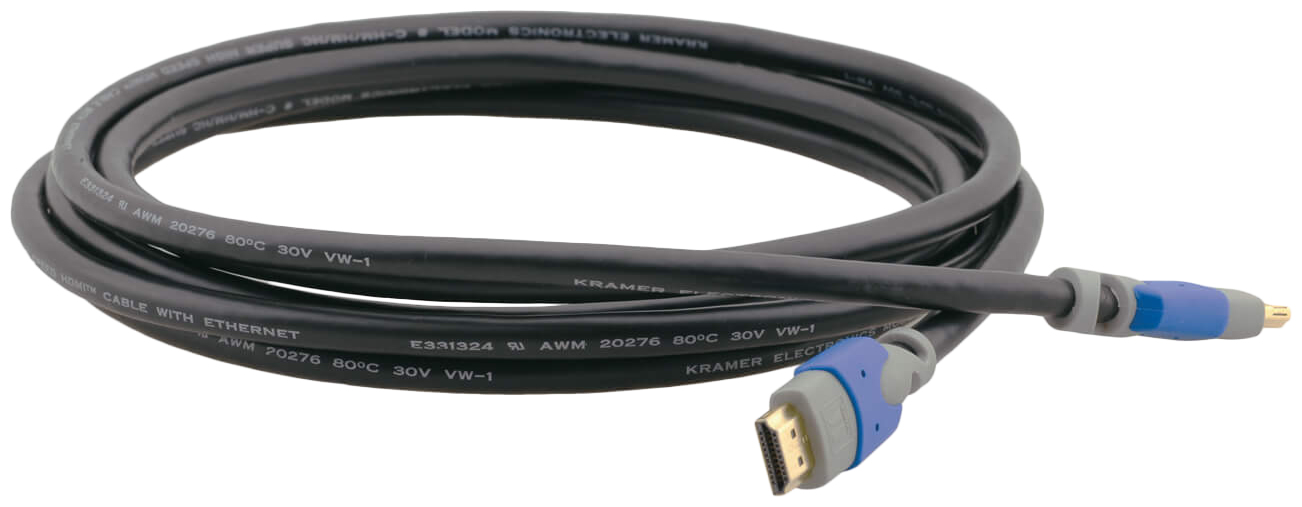 Кабель Kramer HDMI - HDMI 0,9м Black (C-HM/HM/PRO-3)