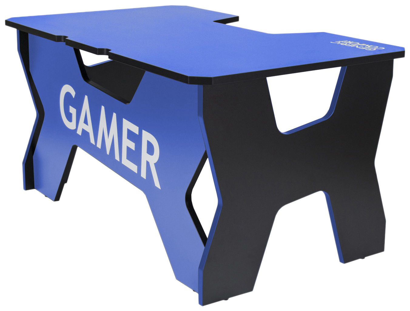 Компьютерный стол Generic Comfort NB 150x90x75 см, синий/черный