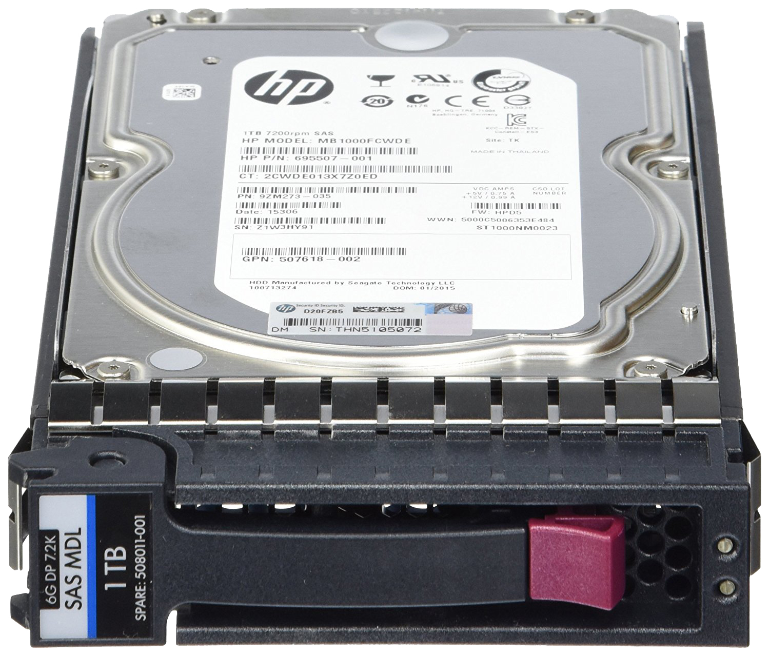 Жесткий диск HP 1ТБ (507614-B21)