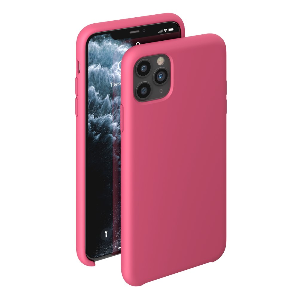 Чехол Deppa Liquid Silicone Case для Apple iPhone 11 Pro Max (Фуксия)/87313