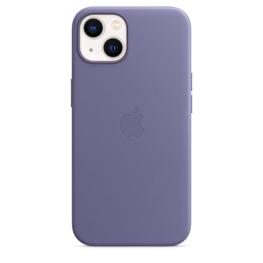 Чехол Apple для iPhone 13 Leather Case MagSafe Wisteria (MM163ZE/A)