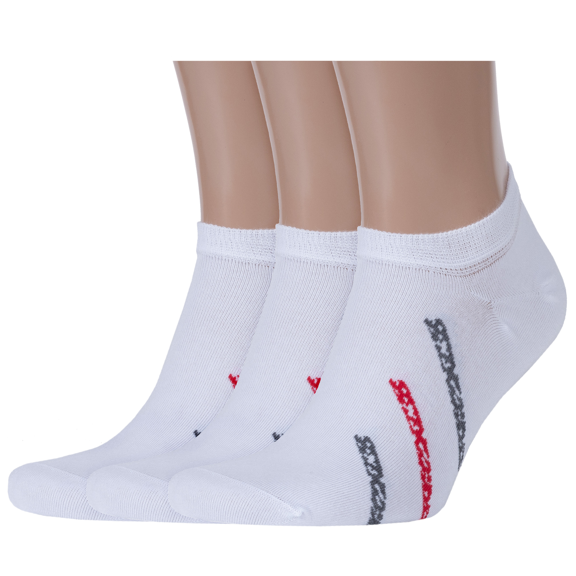 Комплект носков мужских Rusocks 3-М3-23714 белых 27-29