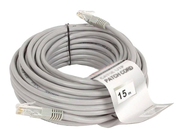 Кабель Telecom RJ45-RJ45, M-M 15м Grey (NA102-15M)