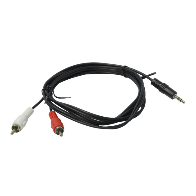 Кабель Telecom 2RCA - Jack 3.5 5м Black (TAV7183)