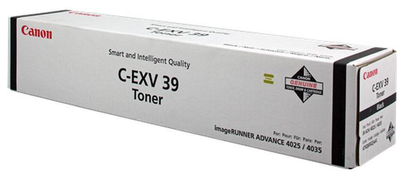 Тонер для лазерного принтера Canon C-EXV39 черный, оригинал
