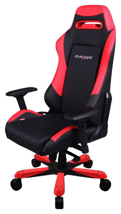 Игровое кресло DXRacer OH/IS11/NR, красный/черный