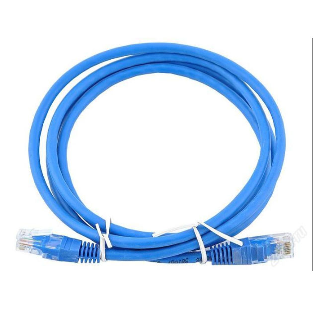 Кабель Aopen RJ45-RJ45, M-M 2м Blue (ANP511-2M)