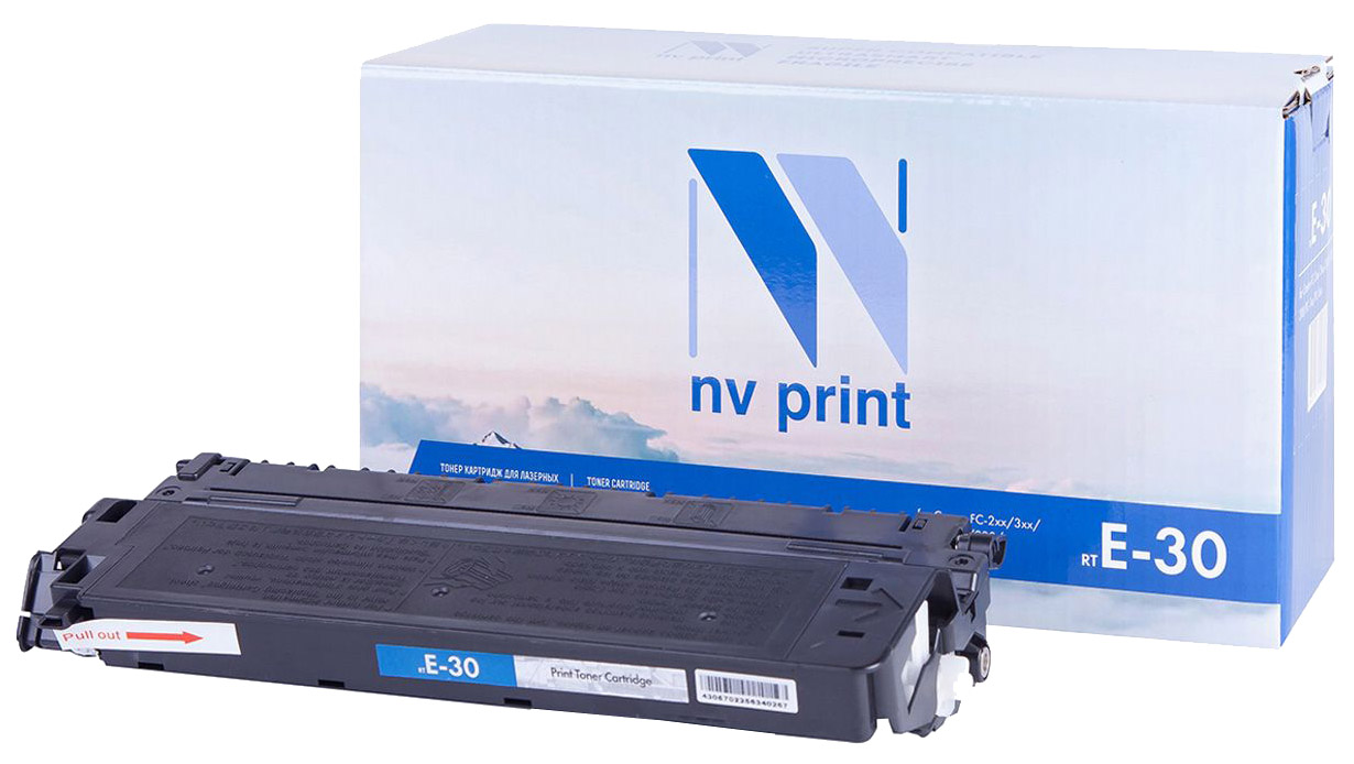 Картридж для лазерного принтера NV Print E30, черный