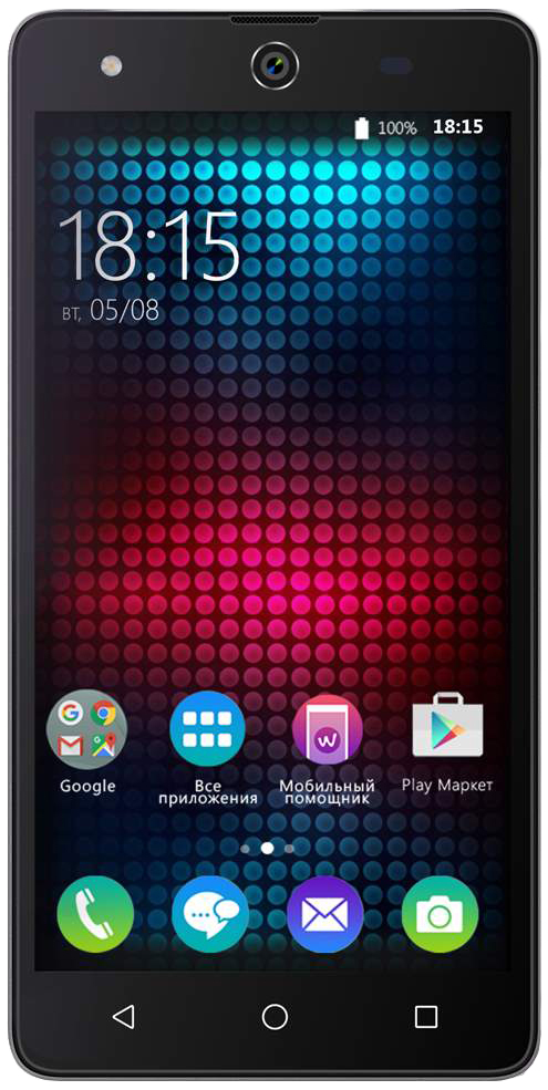 Смартфон BQ BQS-5050 Strike Selfie 1/8GB Grey