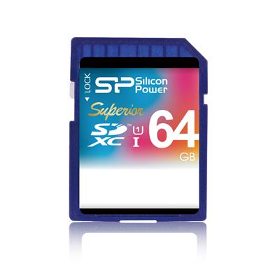 Карта памяти Silicon Power SD Superior SDXC 64GB