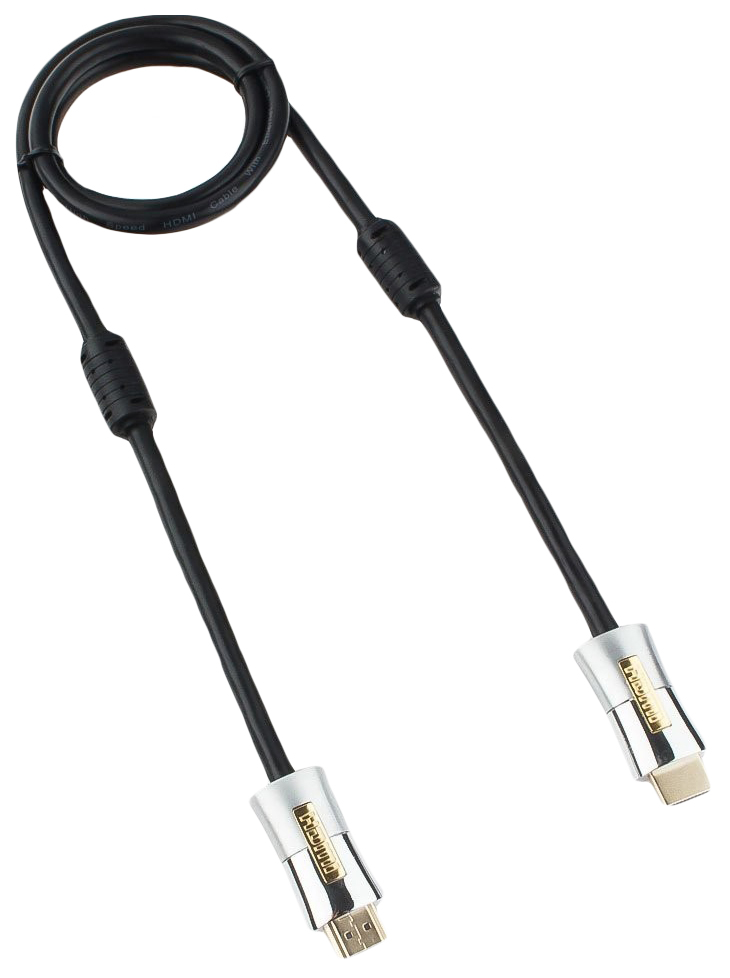 Кабель Gembird HDMI - HDMI, 1м Black (CC-P-HDMI01-1M)