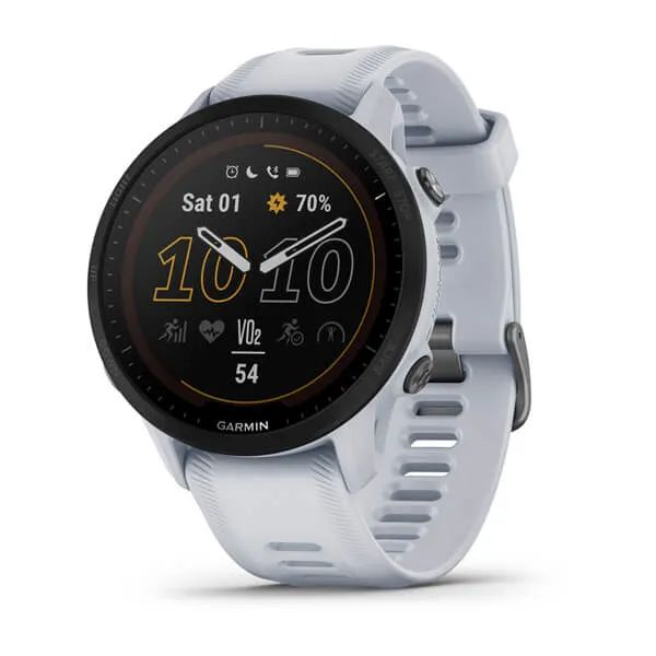 Умные часы GARMIN FORERUNNER 955 Solar белые (010-02638-21)