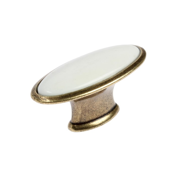 Ручка кнопка CAPPIO Ceramics, цвет бронза