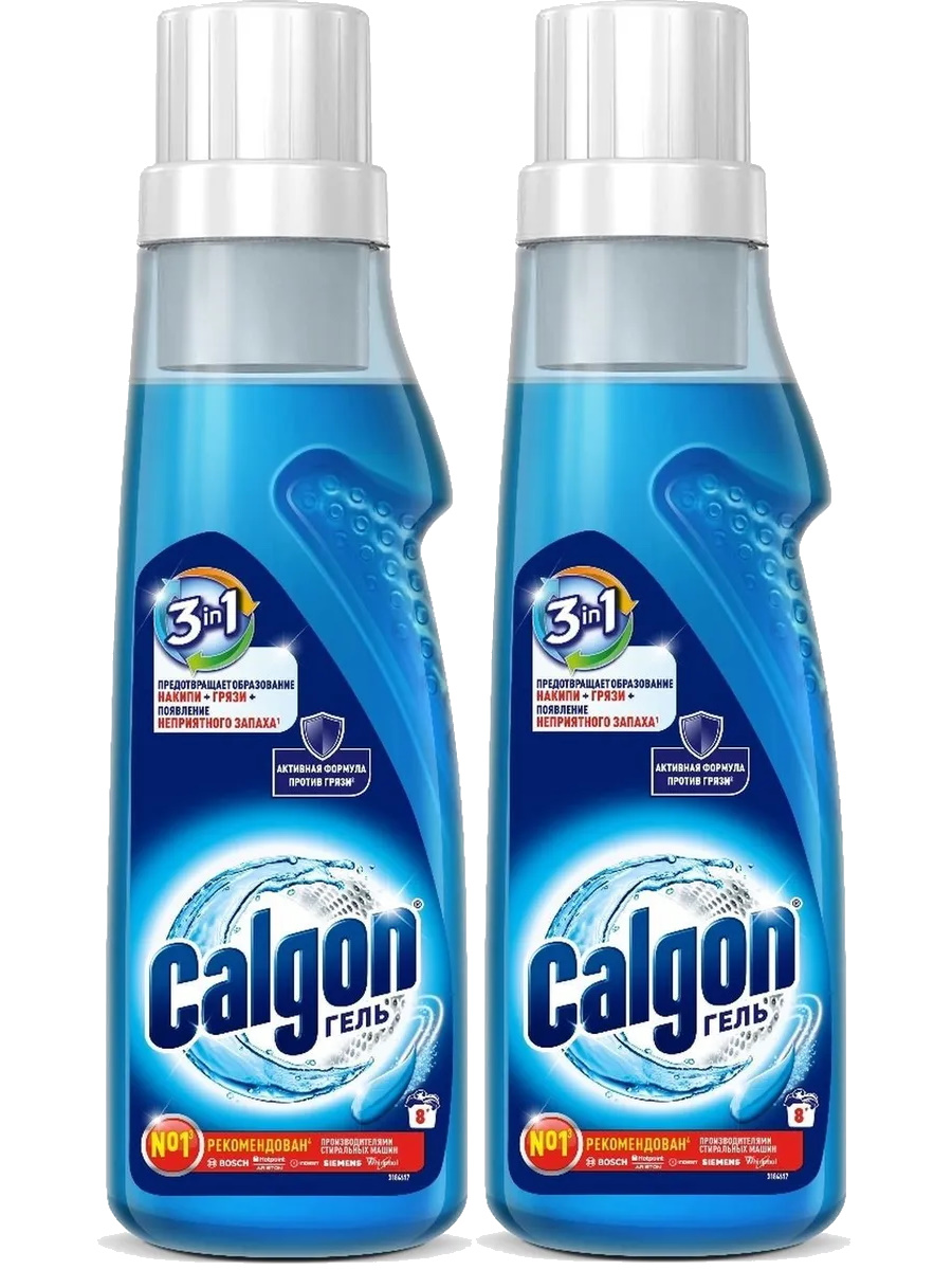 Комплект Calgon Gel 3 в 1 Cредство для cмягчения воды и предотвращения накипи 400мл х 2шт