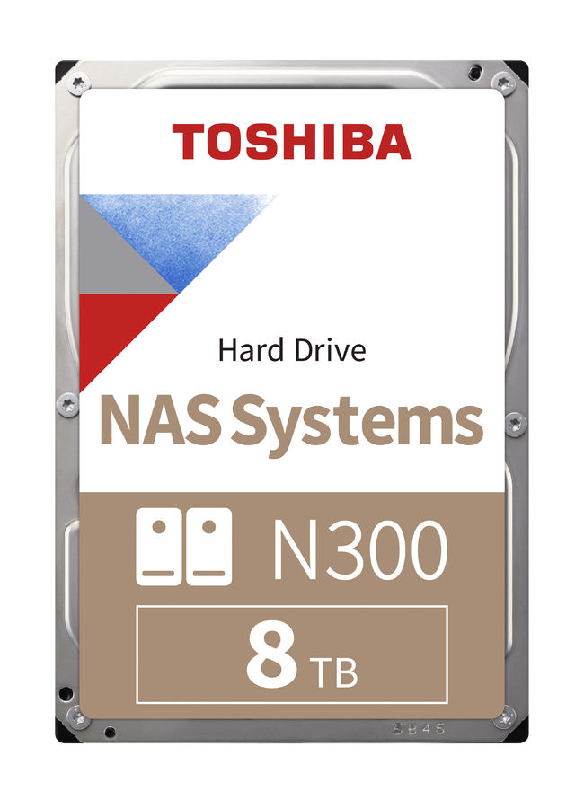 Жесткий диск Toshiba NAS N300 HDWG480UZSVA 8 ТБ (HDWG480UZSVA)