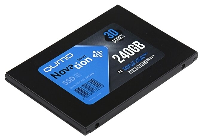 SSD накопитель QUMO Novation 3D 2.5" 240 ГБ (Q3DT-240GSCY)