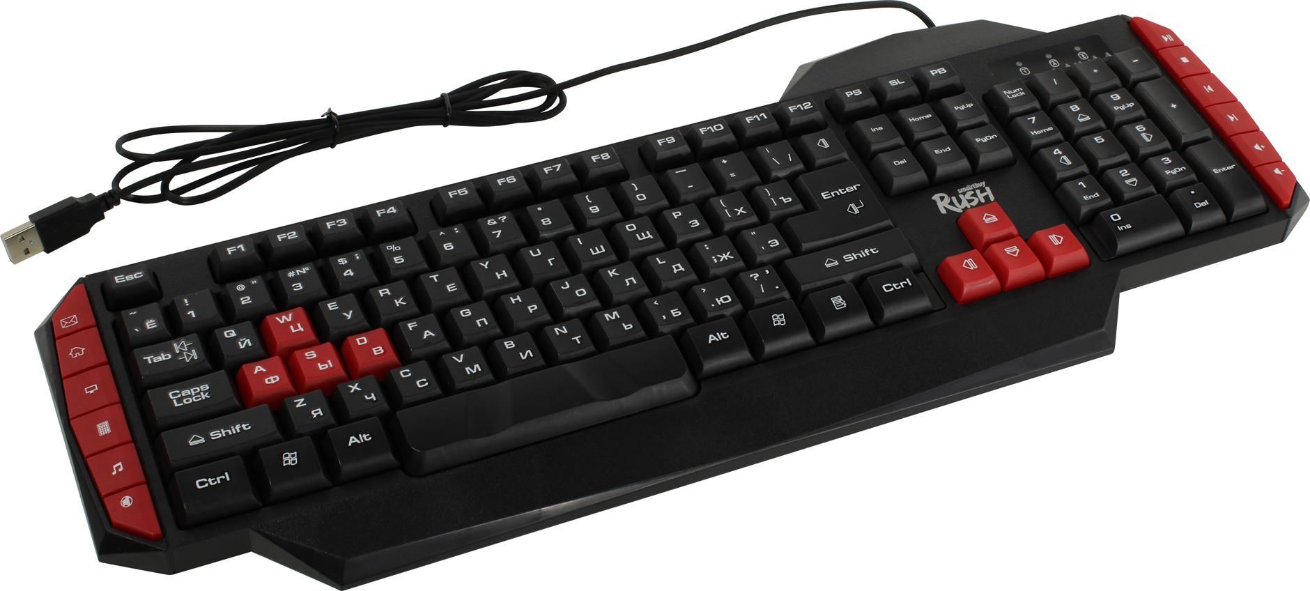 Проводная игровая клавиатура SmartBuy Raven 200 Black (SBK-200GU-K)