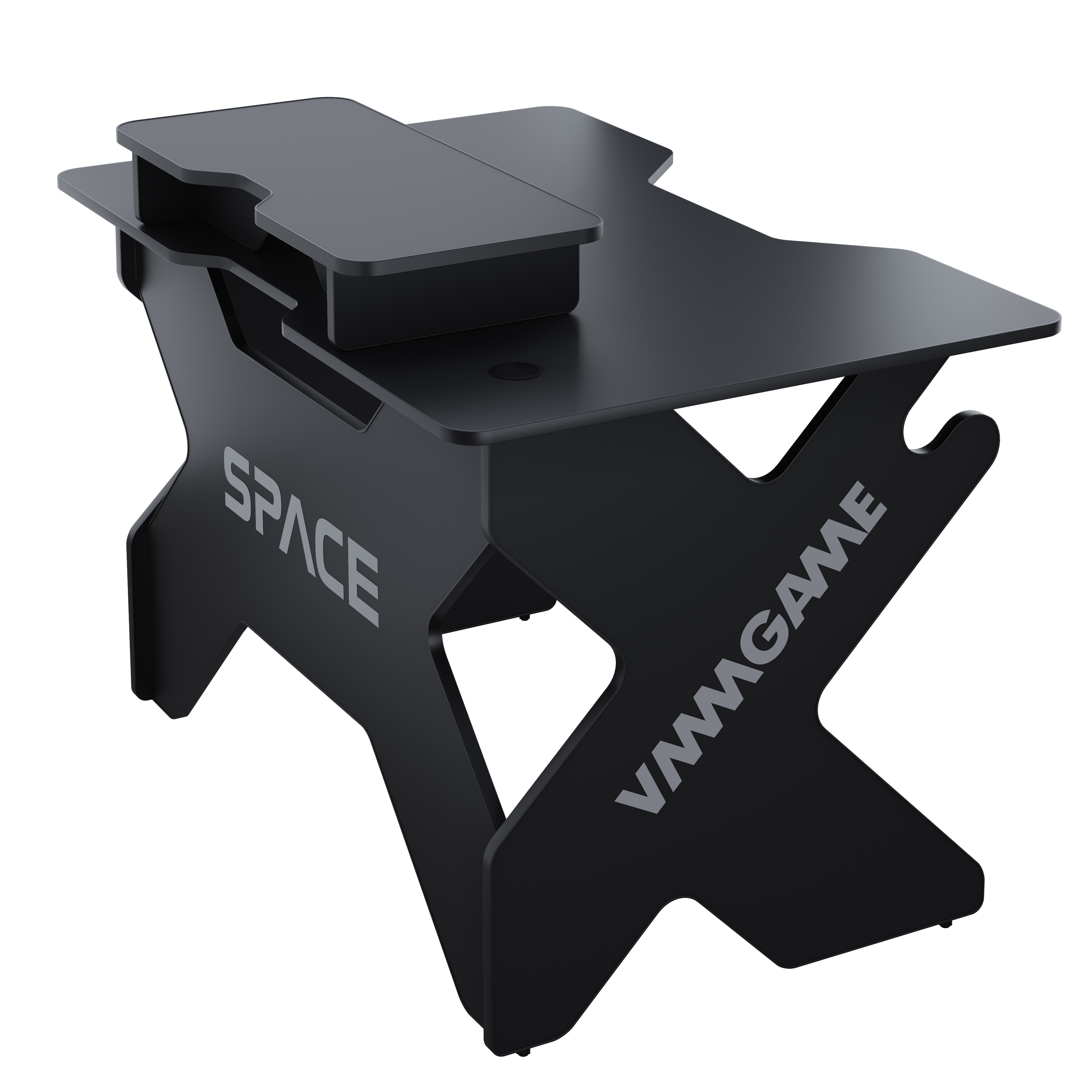 Игровой стол VMMGAME SPACE 120 DARK чёрный с подставкой для монитора BASE