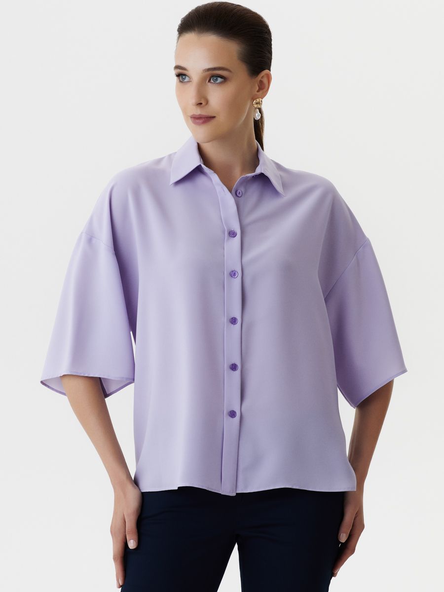 Блуза женская Арт-Деко R-1389 фиолетовая 42 RU