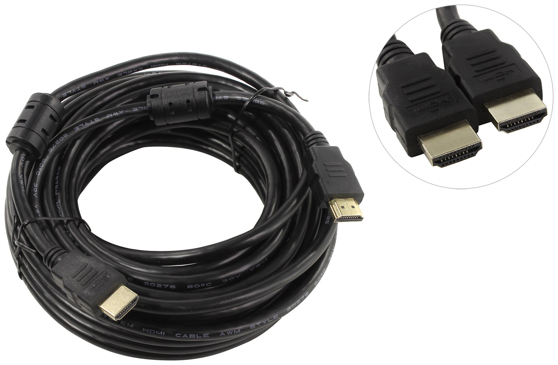 Кабель 5bites HDMI - HDMI, 10м Black (APC-200-100F)