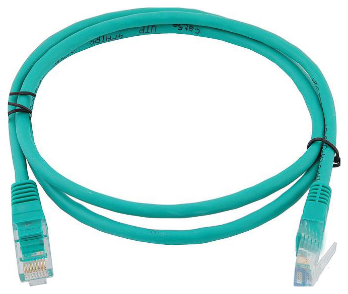 Кабель Aopen RJ45-RJ45, M-M 1м Green (ANP511-1M)