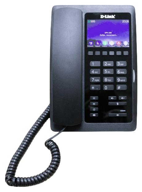 IP-телефон D-Link DPH-200SE/F1A Black (DPH-200SE/F1A)