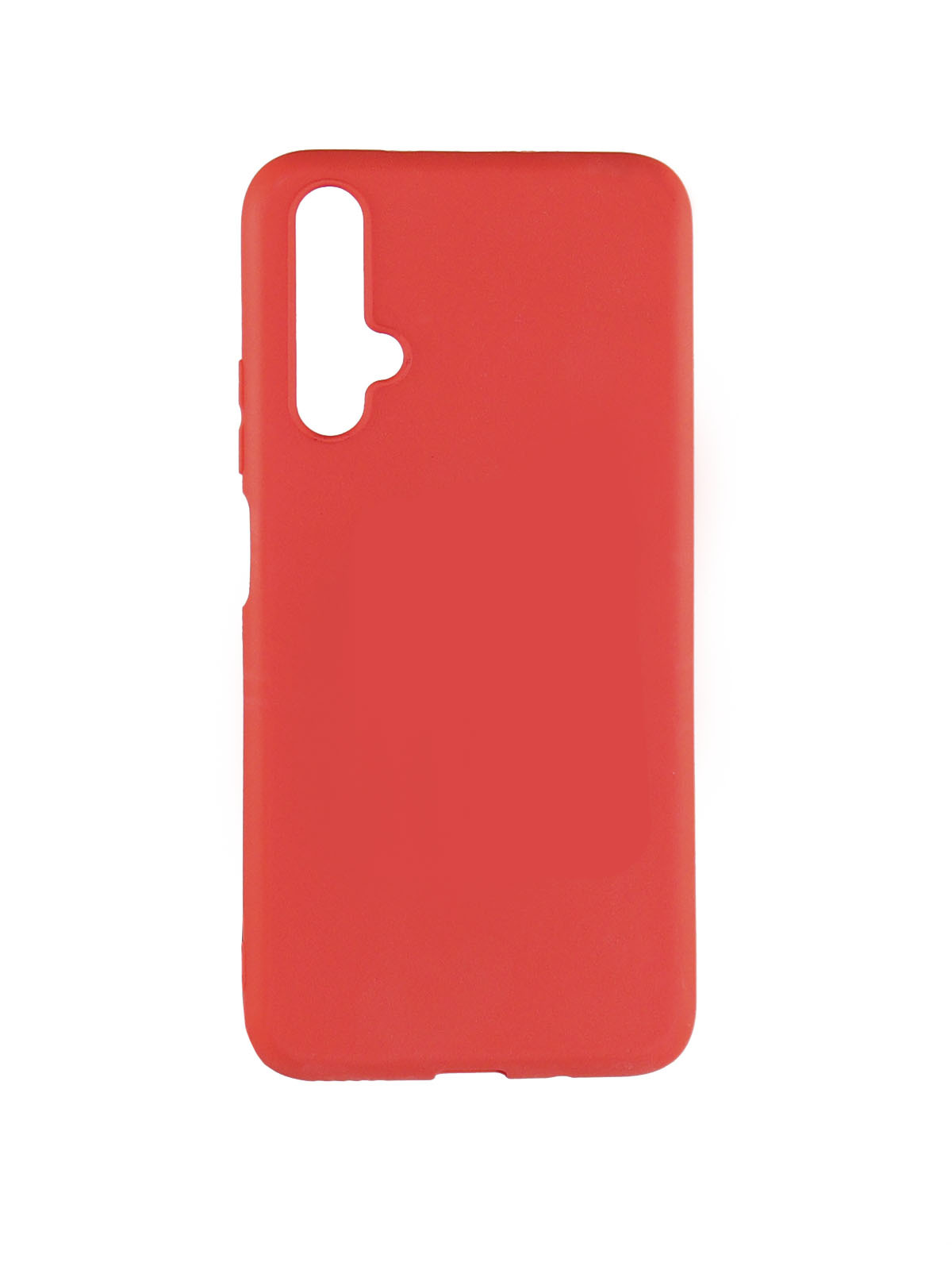 Силиконовый кейс LuxCase, Красный защитный чехол бампер для Huawei Nova 5T, 62227