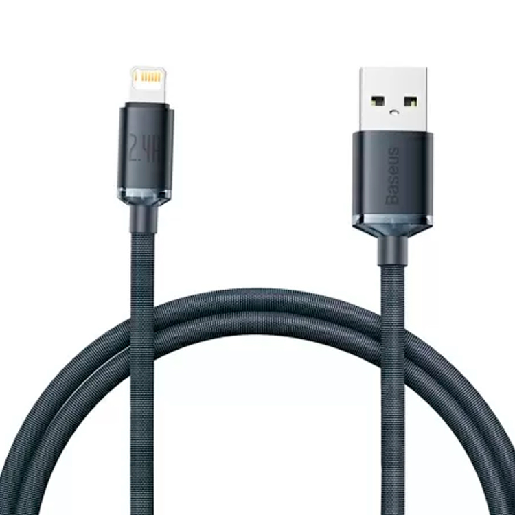 Кабель lightning - usb Baseus 1.2 м черный