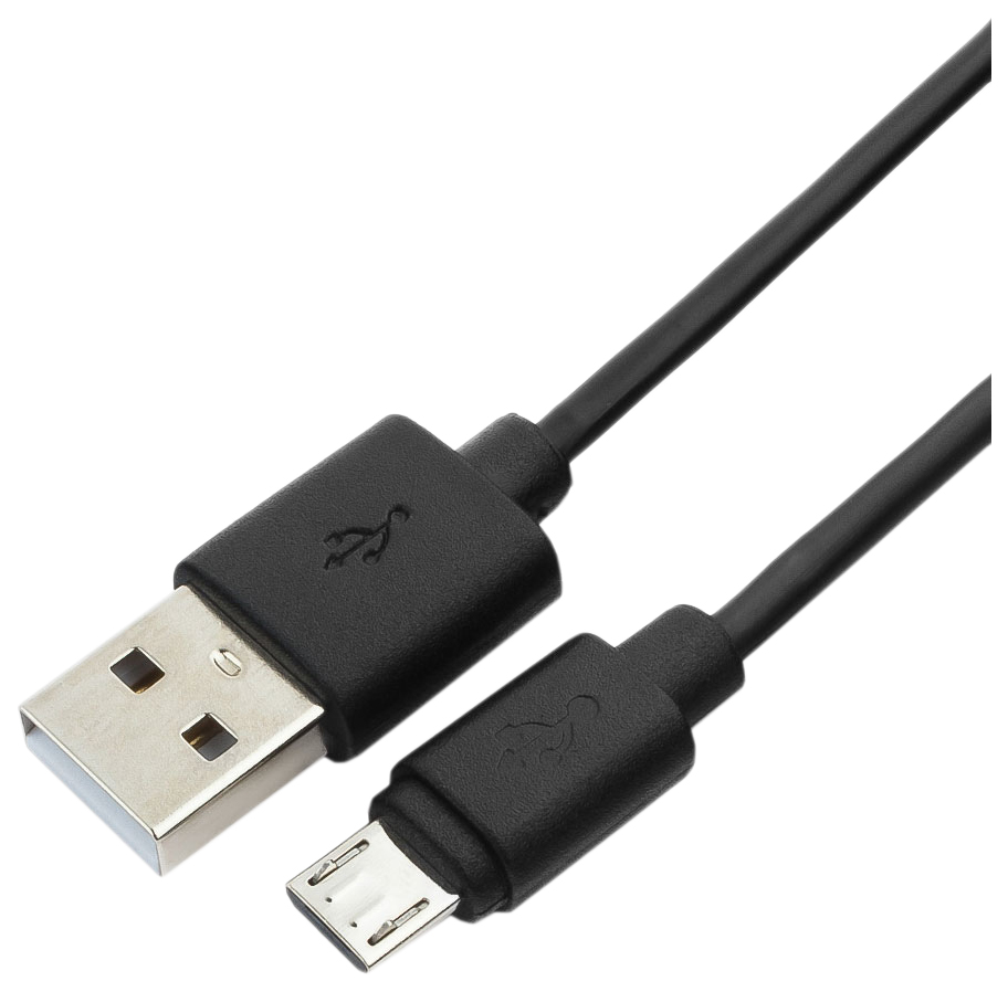 Кабель Гарнизон microUSB 1,8м Black