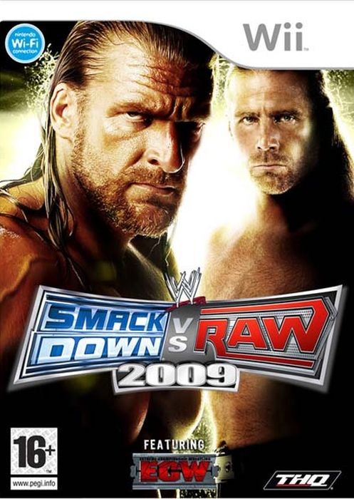 Игра WWE SmackDown vs Raw 2009 для Nintendo Wii
