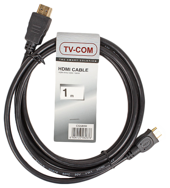 Кабель VCOM HDMI - Mini HDMI 1м Black (CG580M)