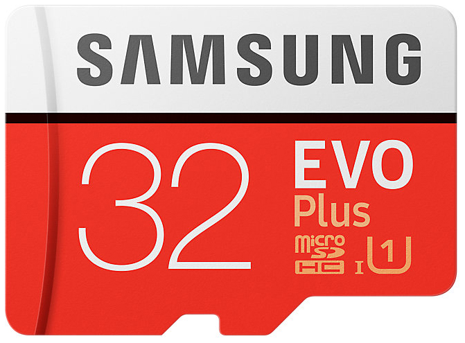 Карта памяти Samsung Micro SDHC EVO Plus MB-MC32GA/RU 32GB