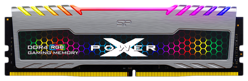 Оперативная память Silicon Power XPower Turbine RGB 16Gb DDR4 3200MHz (SP016GXLZU320BSB)