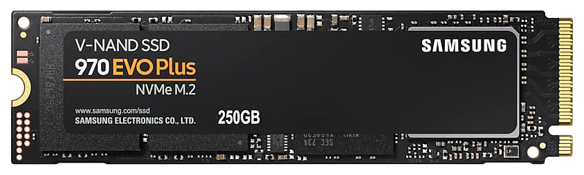 SSD накопитель Samsung 970 EVO Plus M.2 2280 250 ГБ (MZ-V7S250BW)