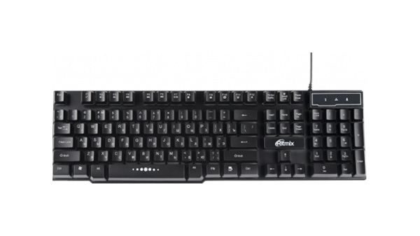 Проводная игровая клавиатура Ritmix RKB-200BL Black