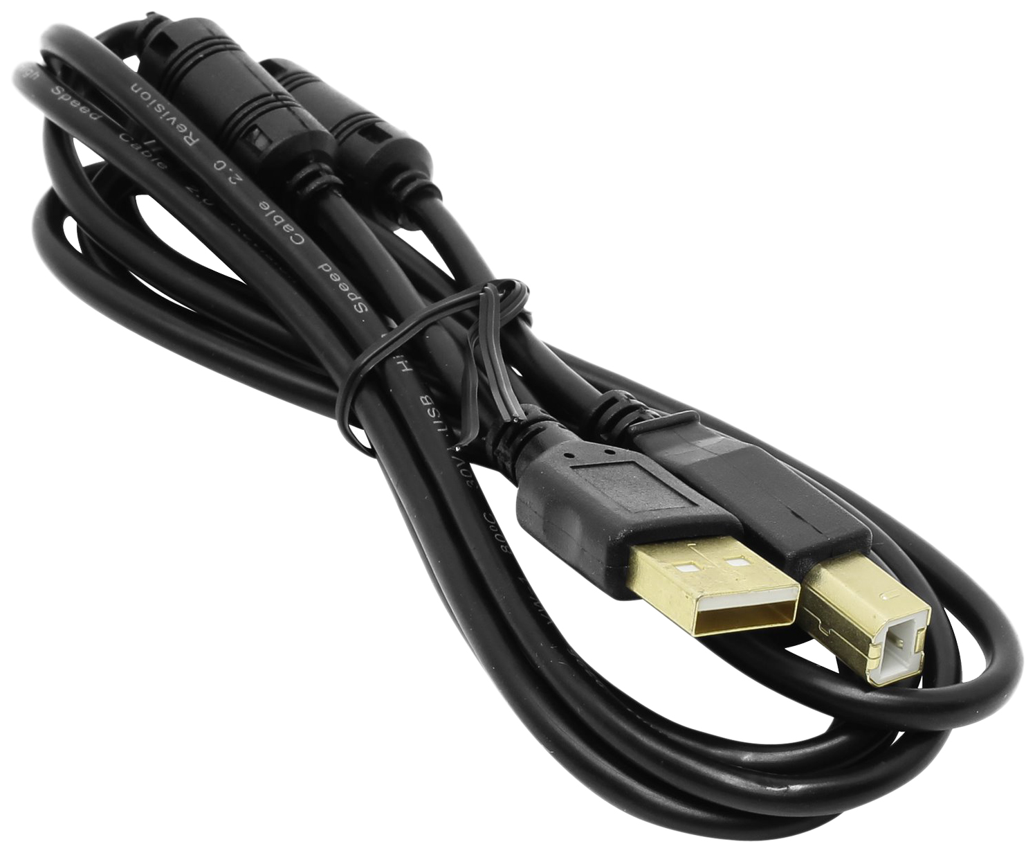 Кабель 5bites USB A-USB B, M-M 1,8м Black (UC5010-018a)