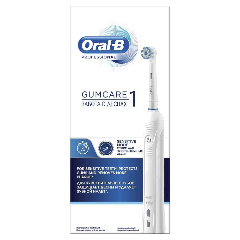 Зубная щетка электрическая Braun Oral-B Professional Gumcare 1 (D16.523.3U)