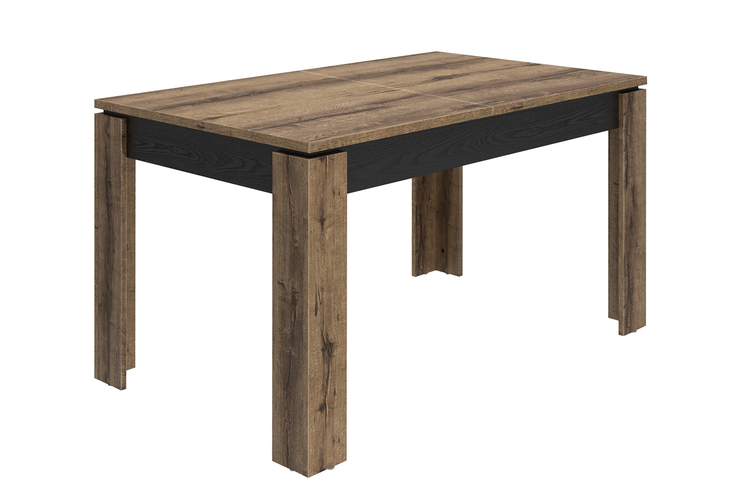 Кухонный стол Hoff 76,9х132х80 см, коричневый